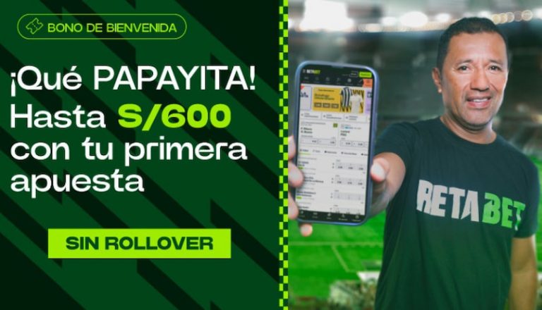 Retabet Perú: Hasta S/600 con tu Primera Apuesta | Jun. 2025